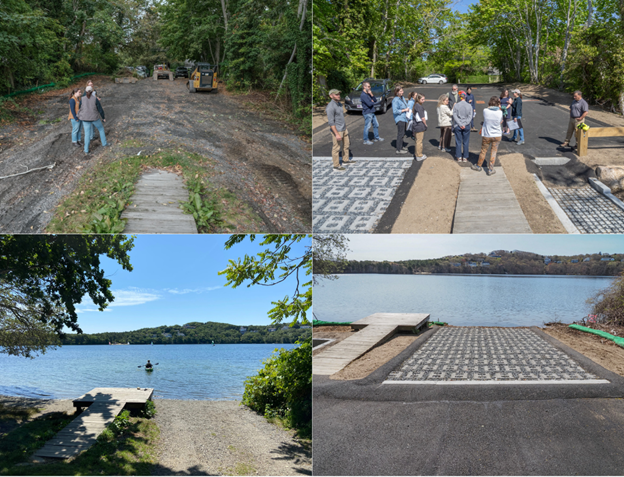 Above: Scargo Lake 6A Landing before (left) and after (right ...
