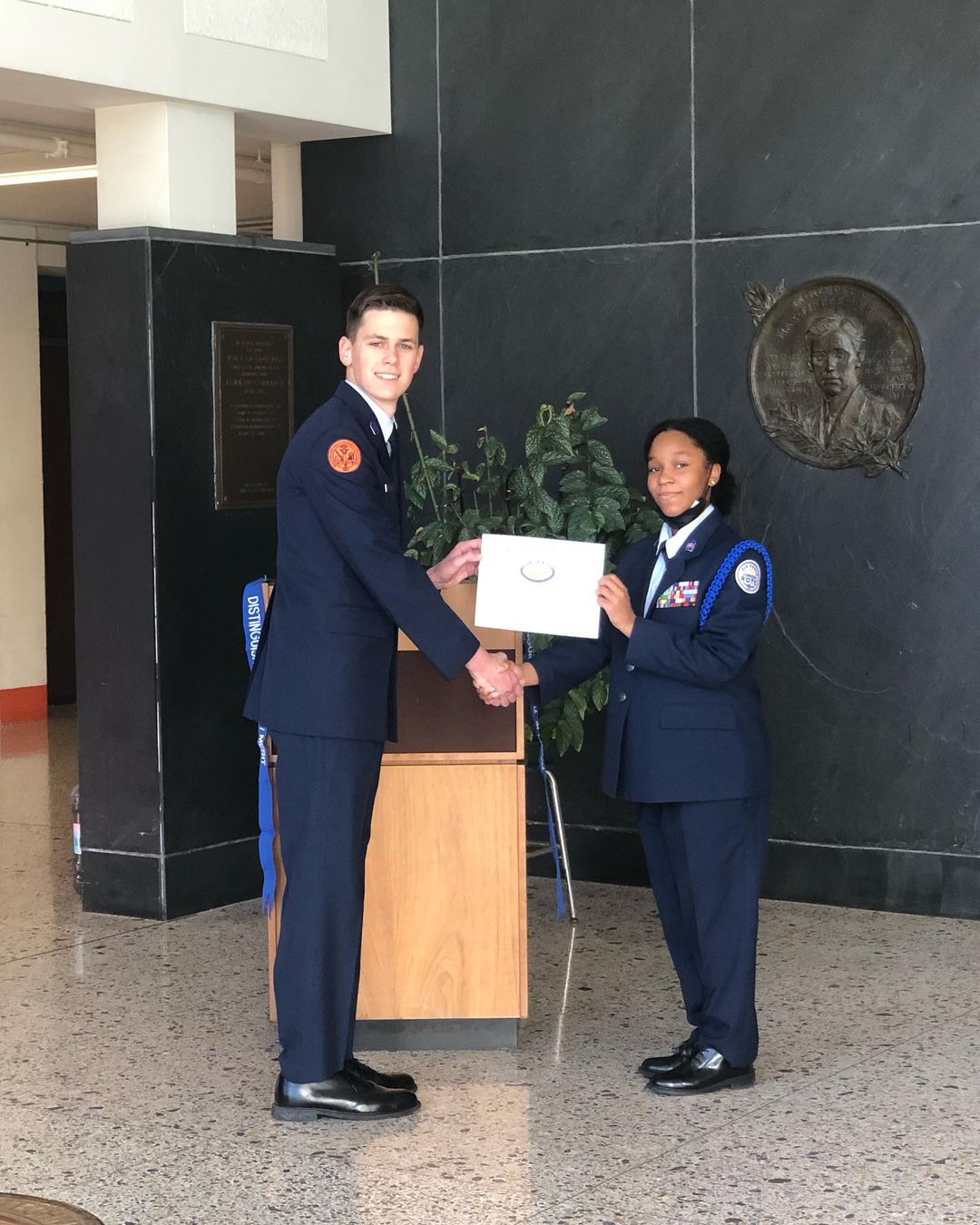 On Monday, December 19 seven AFJROTC cadets were inducted into the ...