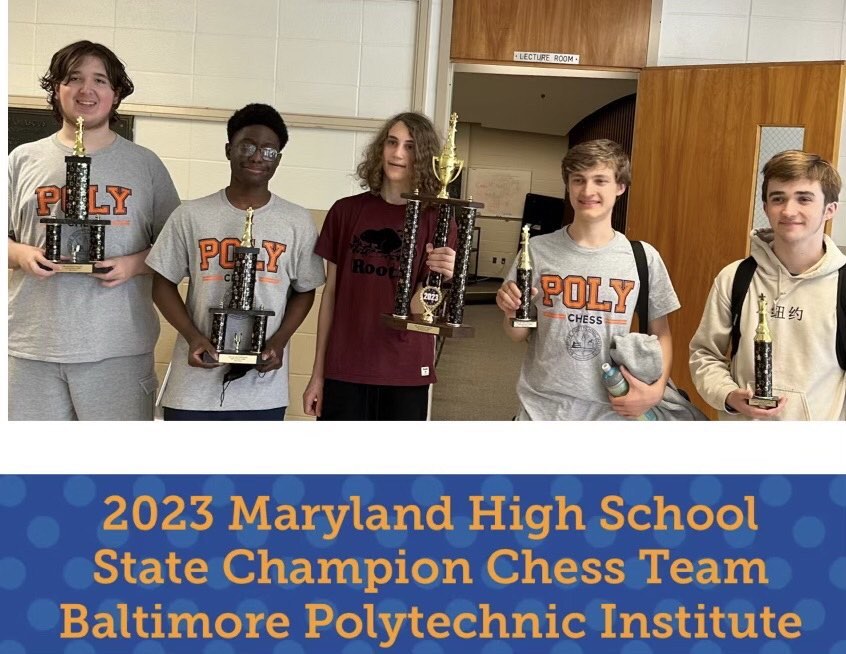 Congratulations to the chess team! They're the 2023 Maryland high ...