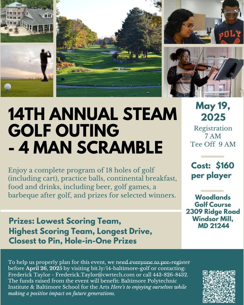 The 14th Annual STEAM Golf Outing is less than three weeks away.