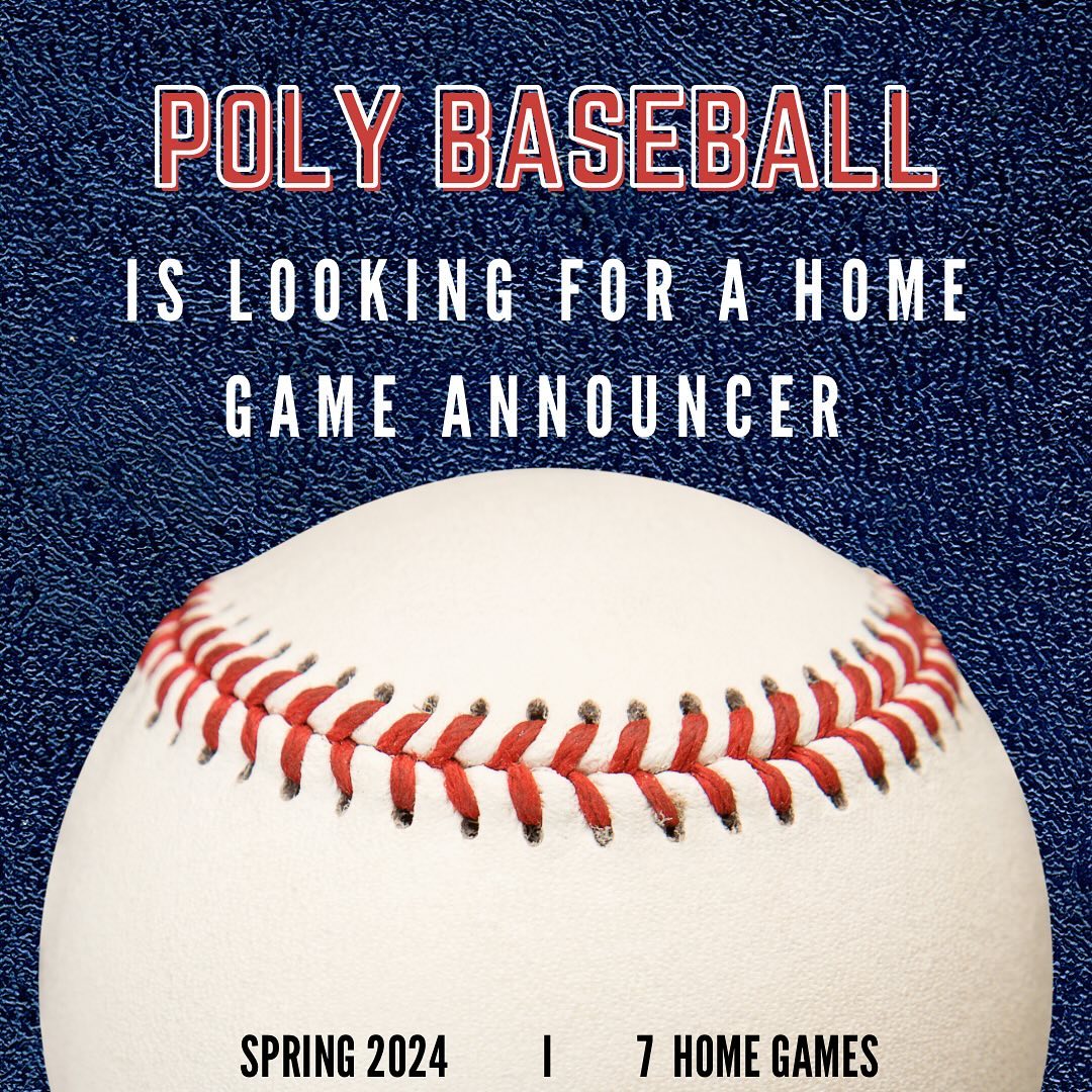 The baseball team is looking for an announcer for seven regular season ...