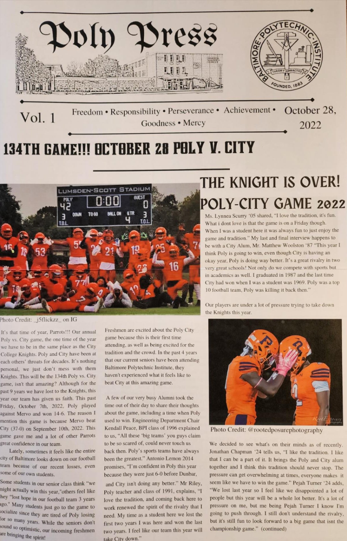 Poly celebrated 100 years of Poly Press in October!