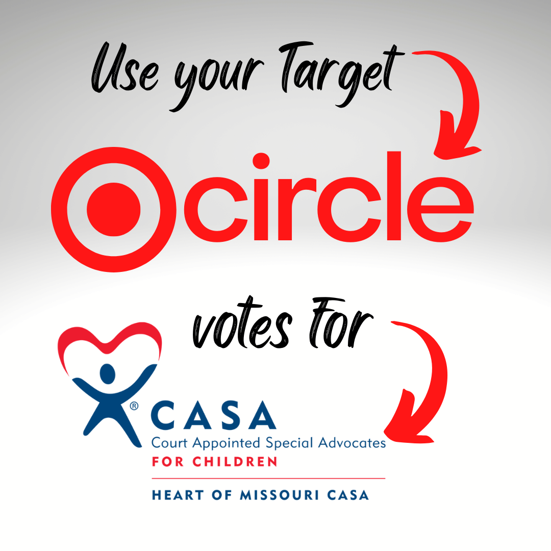 Vote for CASA with Target Circle