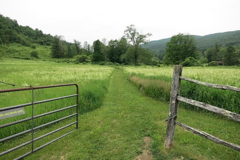 Tyringham Cobble, a destination along the Appalachian Trail near site ...